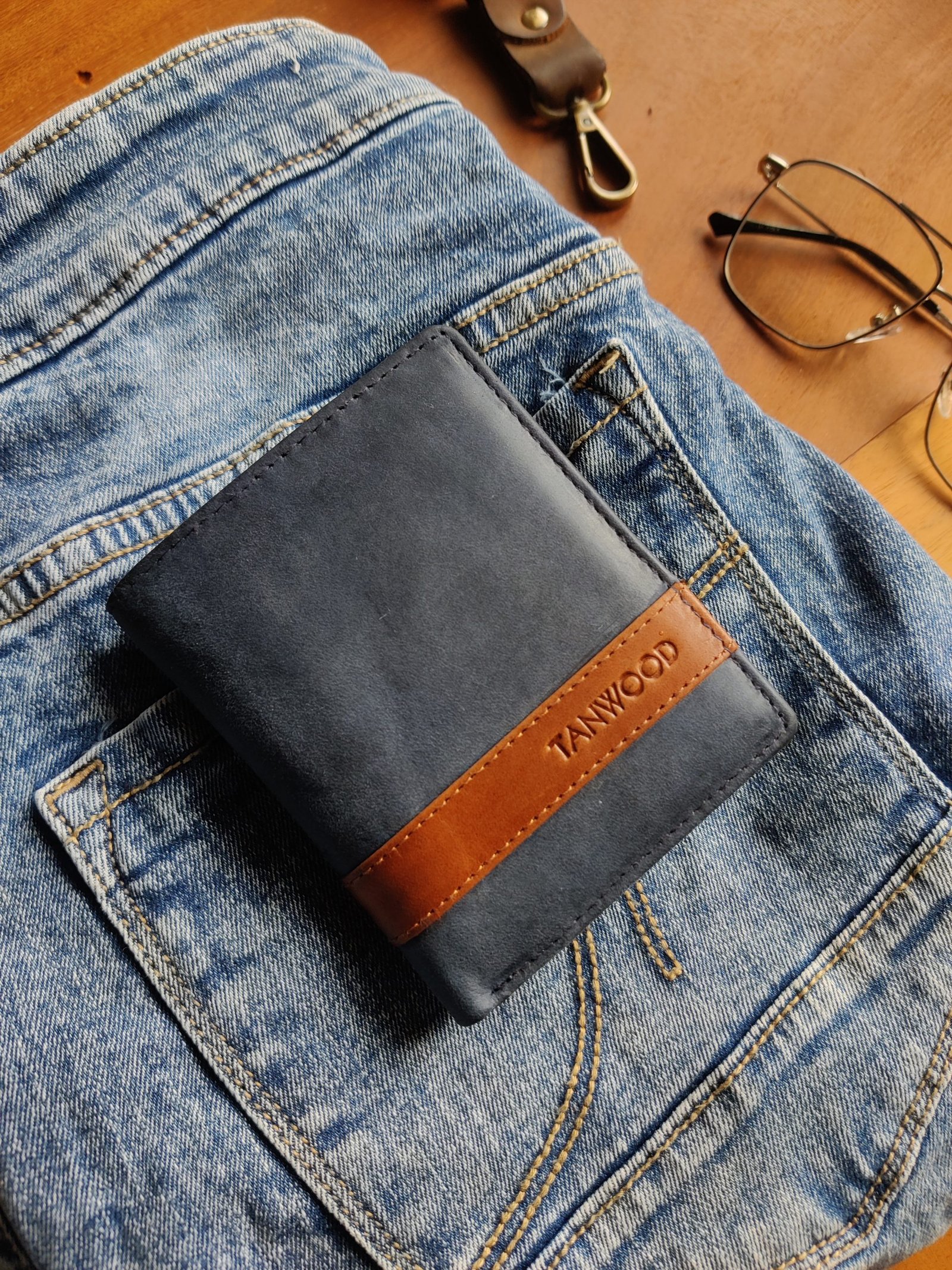 TANWOOD Utility Slim Wallet -RFID - Tanwood Leather