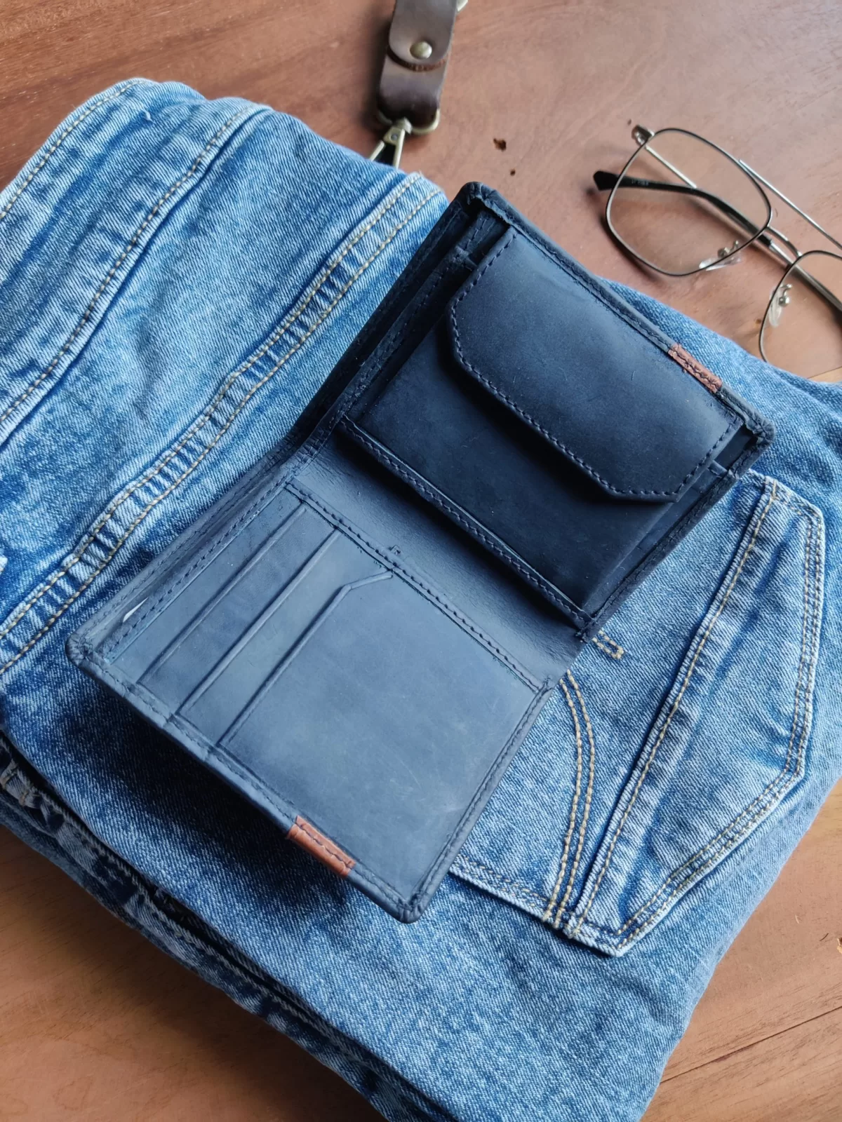 TANWOOD Utility Slim Wallet -RFID - Tanwood Leather