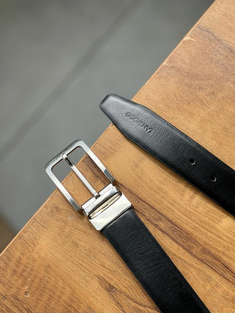 TANWOOD LEATHER Taiwan buckle reversible - Belts Brown Black - Tanwood ...